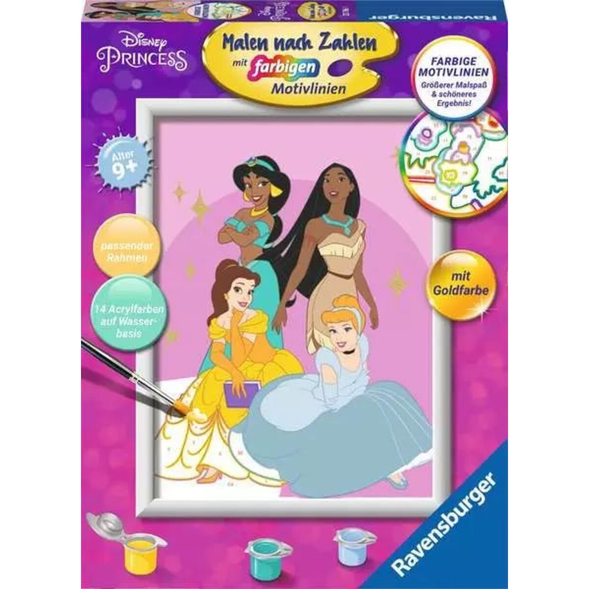 Ravensburger Malen nach Zahlen - Disney Prinzessinnen – Spielwaren Schweiger