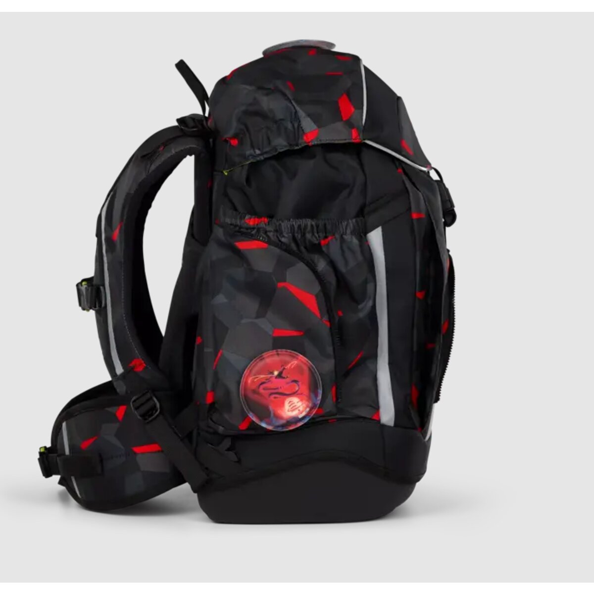 ergobag Maxi Set Schulranzen-Set TaekBärdo, 6 teilig Grau Rot 24 Liter ...