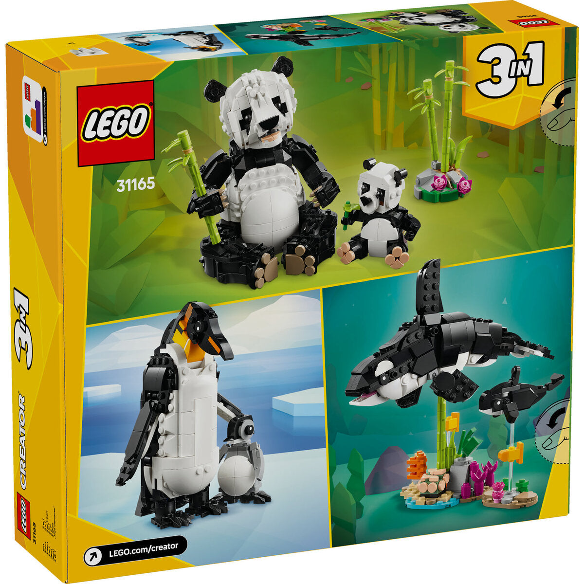 LEGO® Creator Wilde 31165 Tiere: Pandafamilie – Spielwaren Schweiger