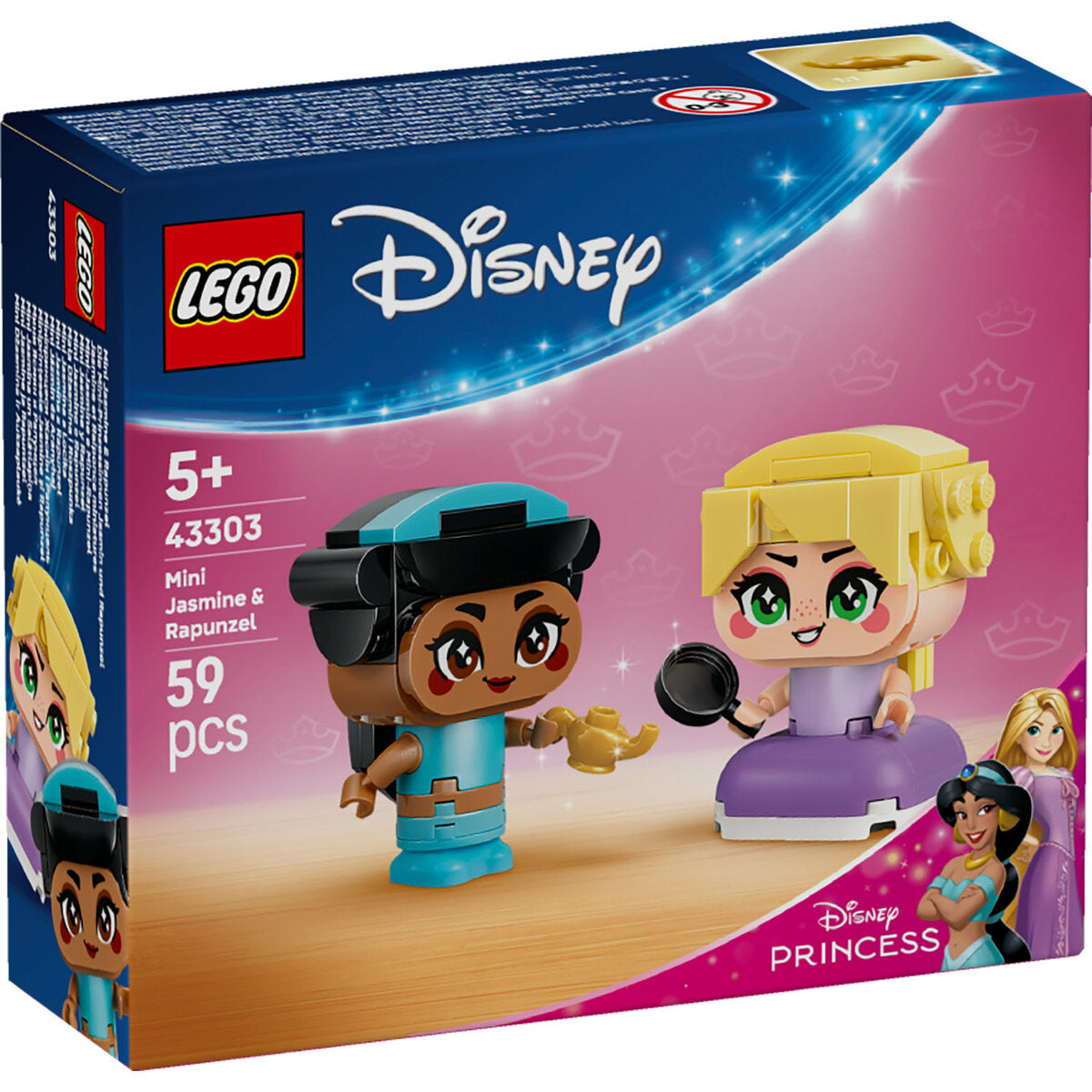 LEGO® Disney Princess™ 43303 Die Mini-Prinzessinnen Jasmin und Rapunze ...