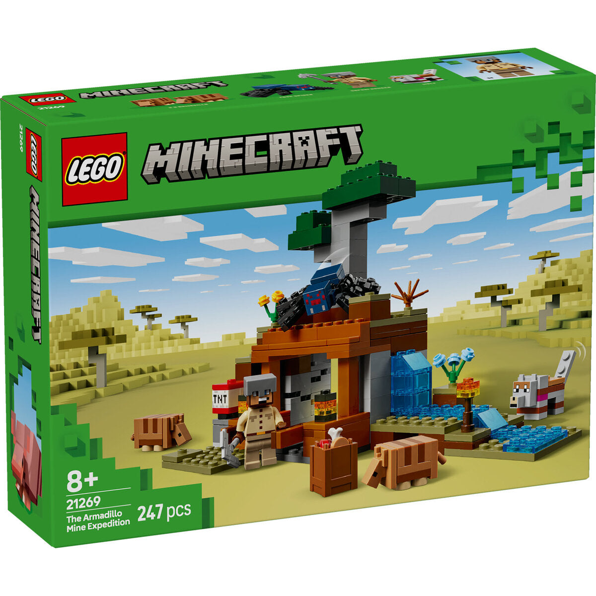 LEGO® Minecraft™ 21269 Die Expedition zur Gürteltiermine – Spielwaren ...