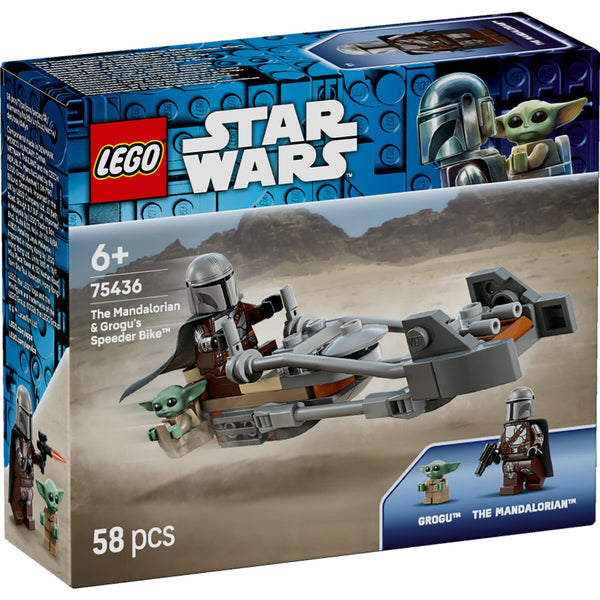 LEGO® Star Wars™ 75436 Der Mandalorianer und Grogu auf ihrem Speeder B – Spielwaren Schweiger