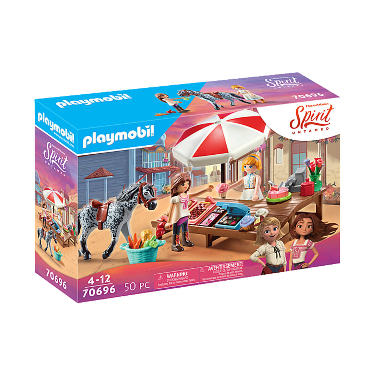 PLAYMOBIL® 70696 Spirit Untamed Miradero Süßigkeitenstand – Spielwaren ...