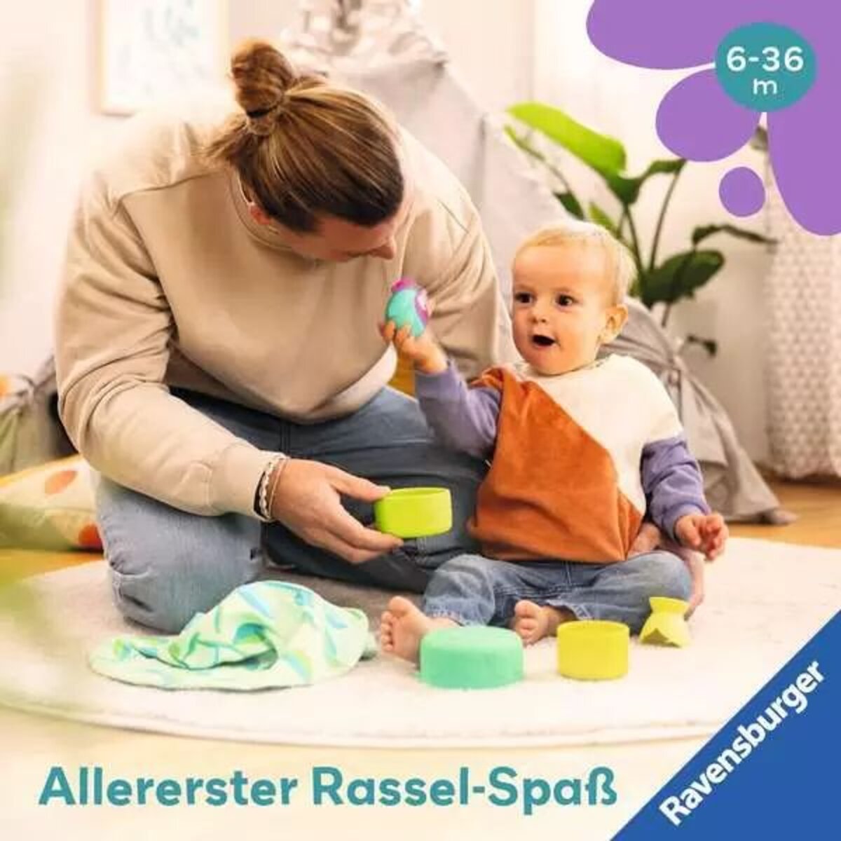 Ravensburger play+ Baby-Stapel-Puzzle: Vogelnest – Spielwaren Schweiger