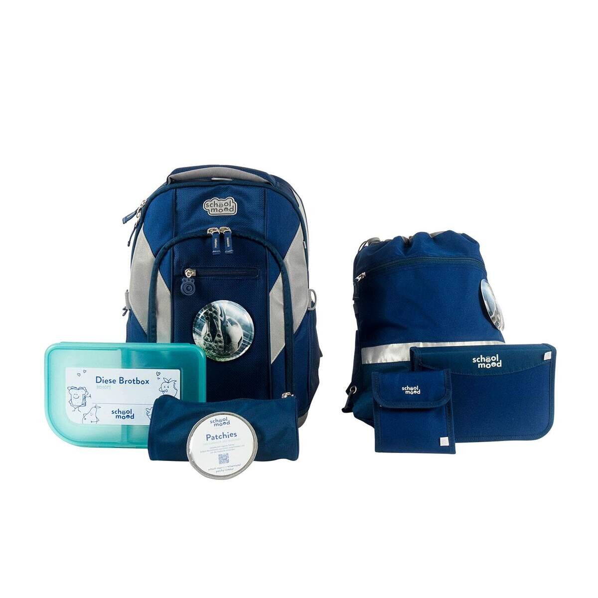 School-Mood 7-tlg. Schulrucksackset Loop Air+ Paul (Fußball ...