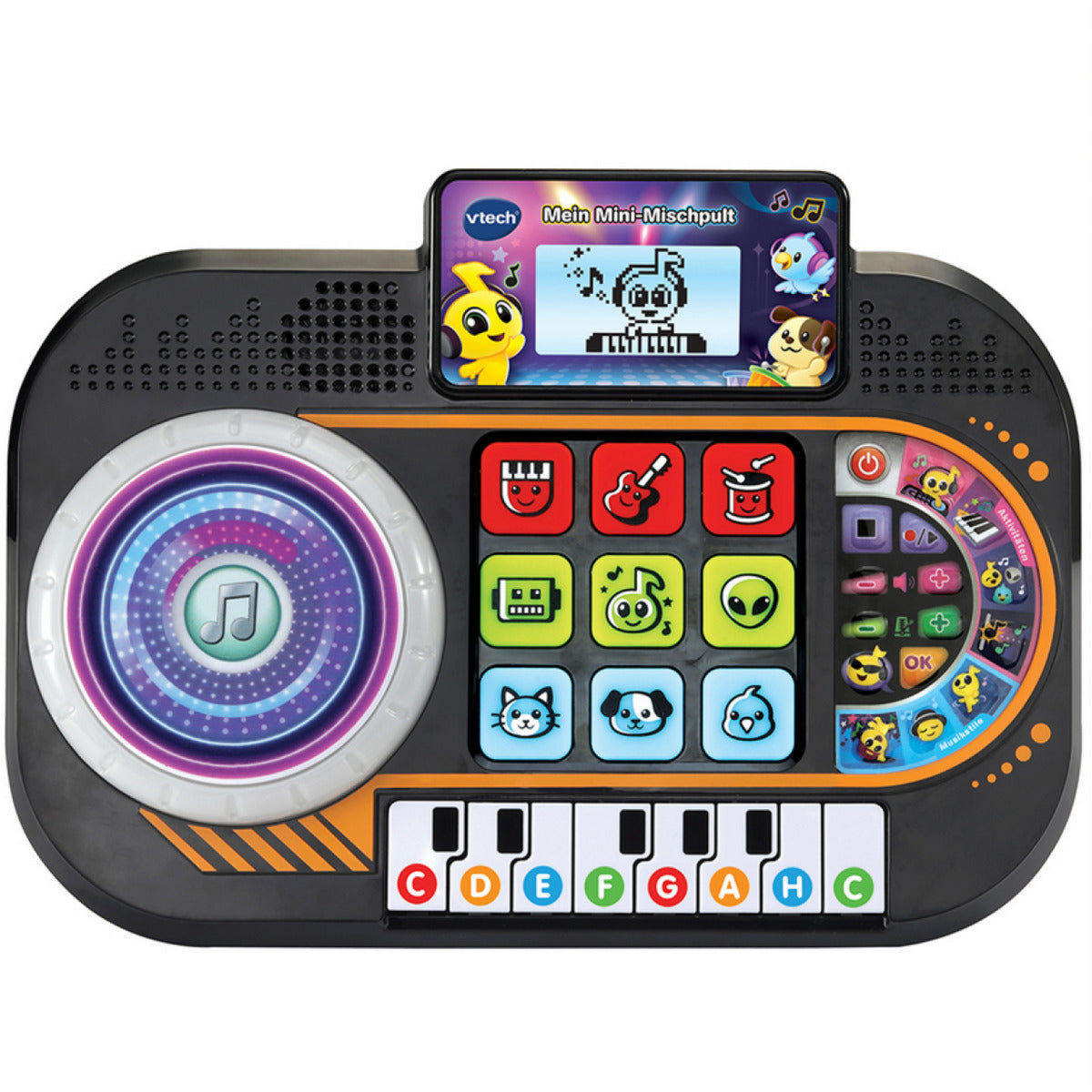 VTech Kidi DJ Mix 10-in-1 DJ-Mischpult mit Launchpad Jog-Wheel und vie ...
