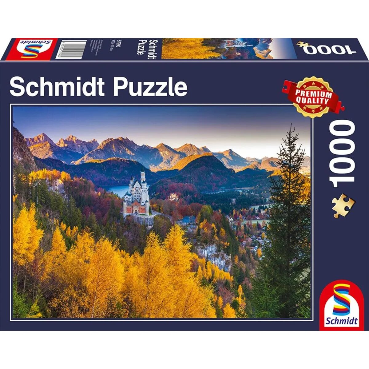 Schmidt Spiele Puzzle - Herbstliches Neuschwanstein, 1000 Teile ...