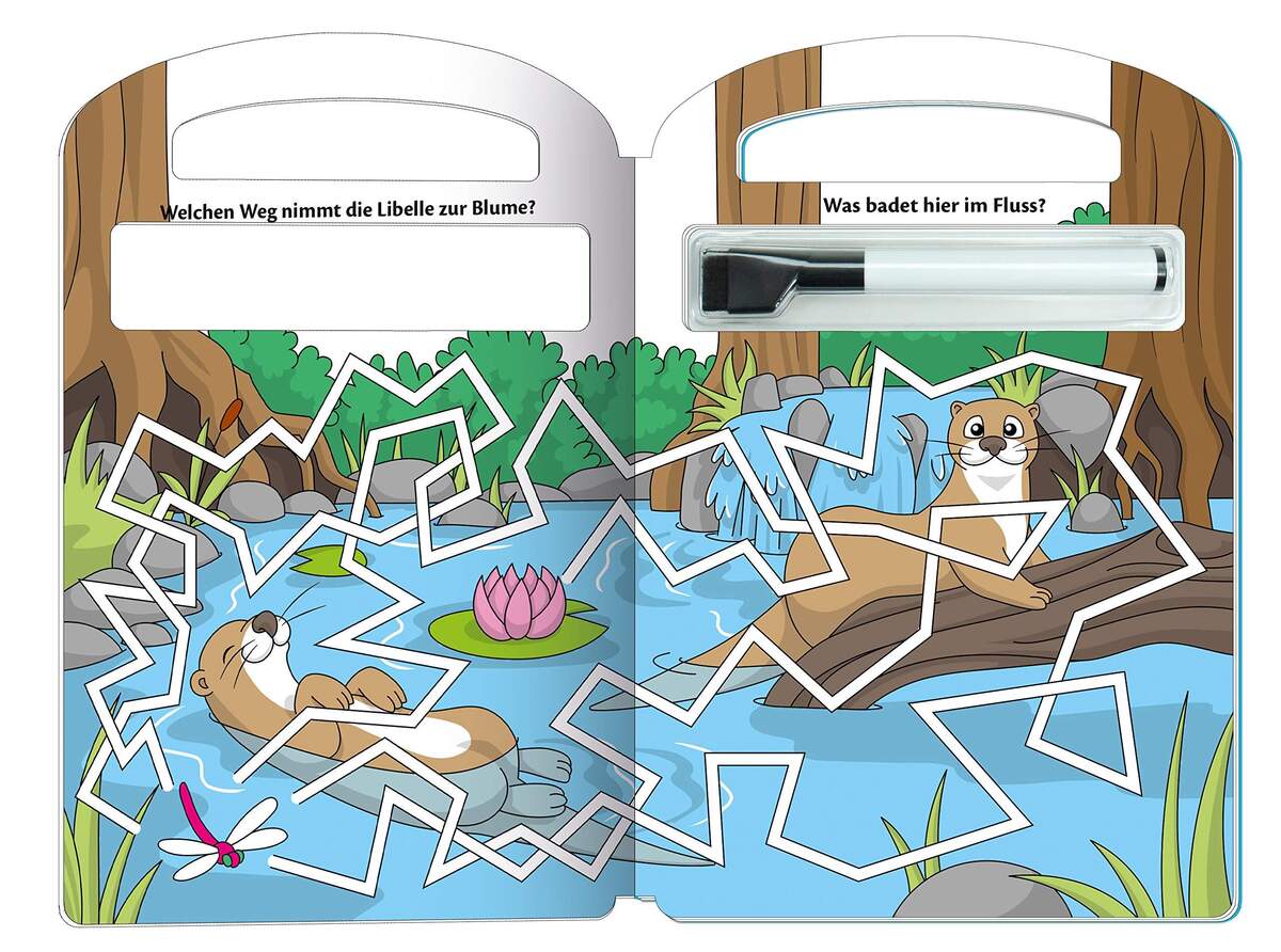 Trötsch Schreib und wisch weg Labyrinthe mit Stift – Spielwaren Schweiger